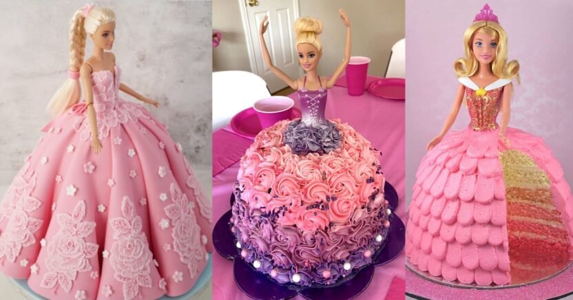 Bolo da Barbie